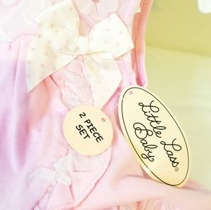 Little Lass | Matching Sets | Nwt Little Lass Baby Girls Outfit Pink ...